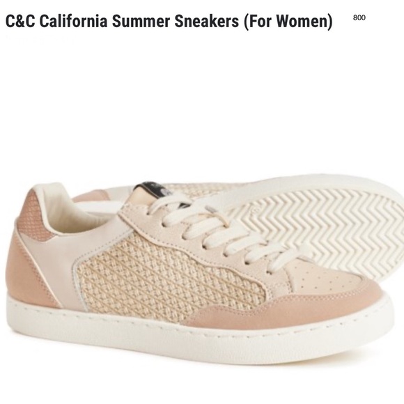 C&C California | Shoes | Cc California Womens Sneakers Beige And White ...